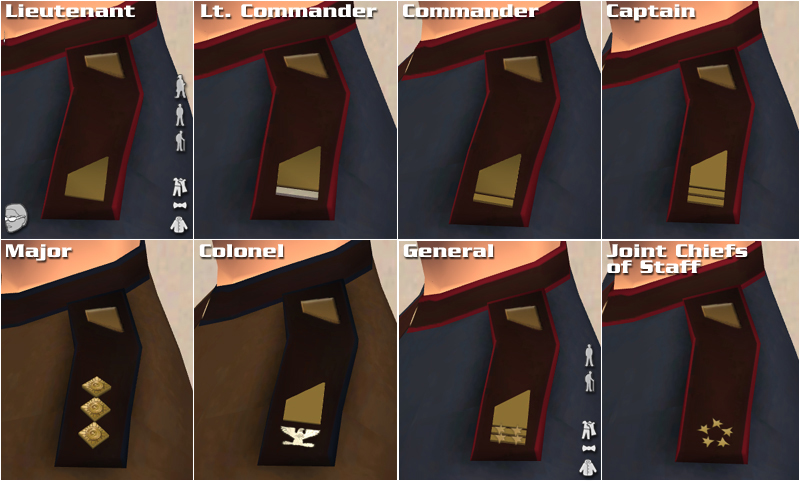 Earthforce Rank Insignia and Stat Bars | Nixed Sims