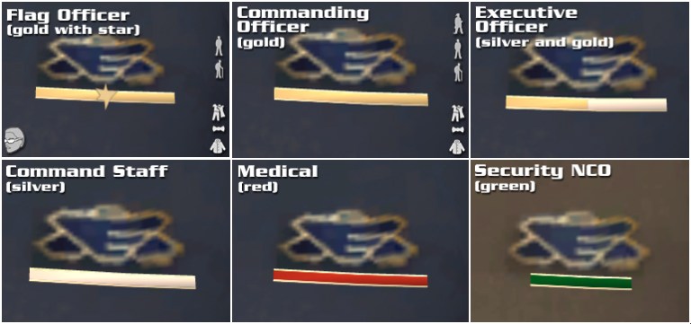 Earthforce Rank Insignia and Stat Bars | Nixed Sims