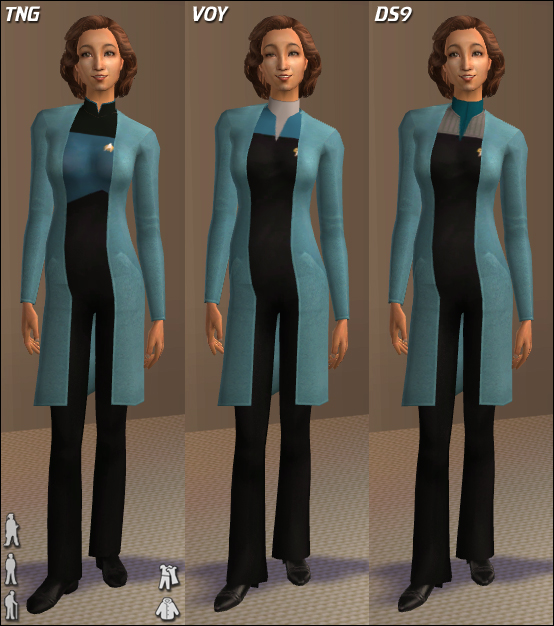 Trek Lab Coats for Your Lady Doctors | Nixed Sims
