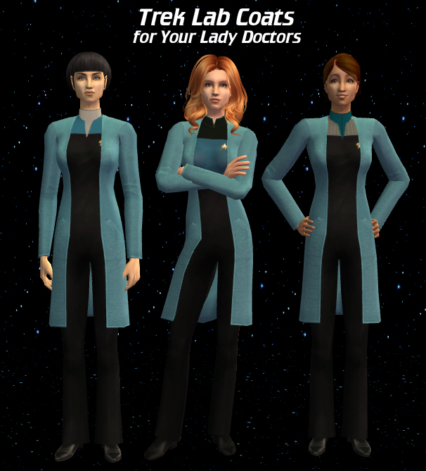 Trek Lab Coats for Your Lady Doctors | Nixed Sims