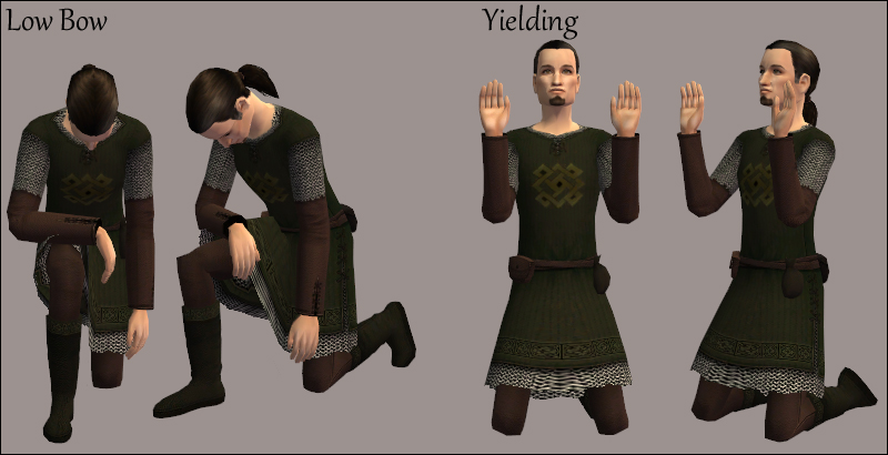 Knightly Posebox with Accessory Swords | Nixed Sims