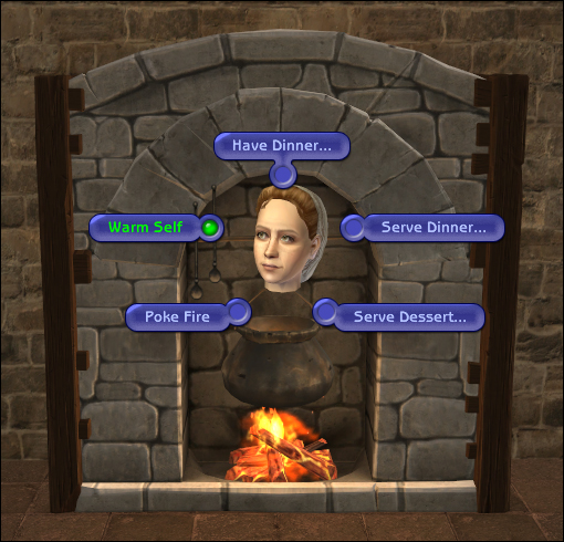 Two TSM Fireplaces as Functional Cooking Stoves | Nixed Sims