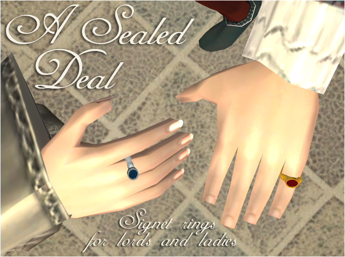 Accessory Signet Rings (v. 1.0) | Nixed Sims