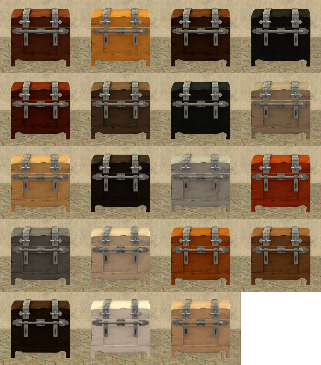 Six Animated TSM Clothes Chests | Nixed Sims