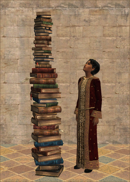 TSM Book Stacks as Bookcases | Nixed Sims