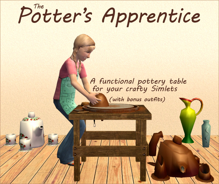 Pottery Table for Kids | Nixed Sims