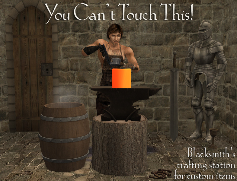 Blacksmith’s Crafting Station for Custom Objects | Nixed Sims
