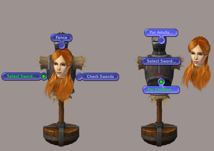 Training Dummies v. 2.0 (and 2.5) – Now with Sword Options! | Nixed Sims