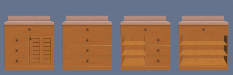 Counter Completers: Add-ons for Eight Maxis Counters | Nixed Sims