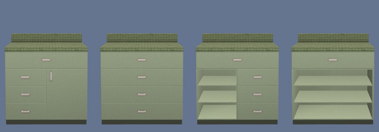 Counter Completers: Add-ons for Eight Maxis Counters | Nixed Sims